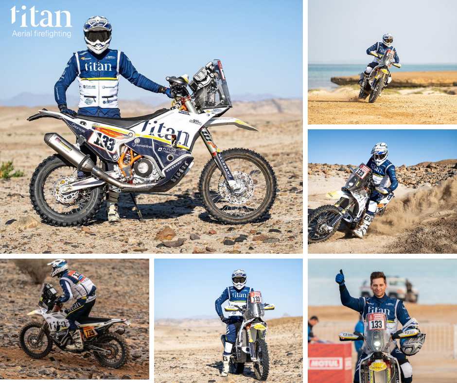 Rubén Saldaña and Titan Firefighting in the Dakar2023 - Titan Firefighting